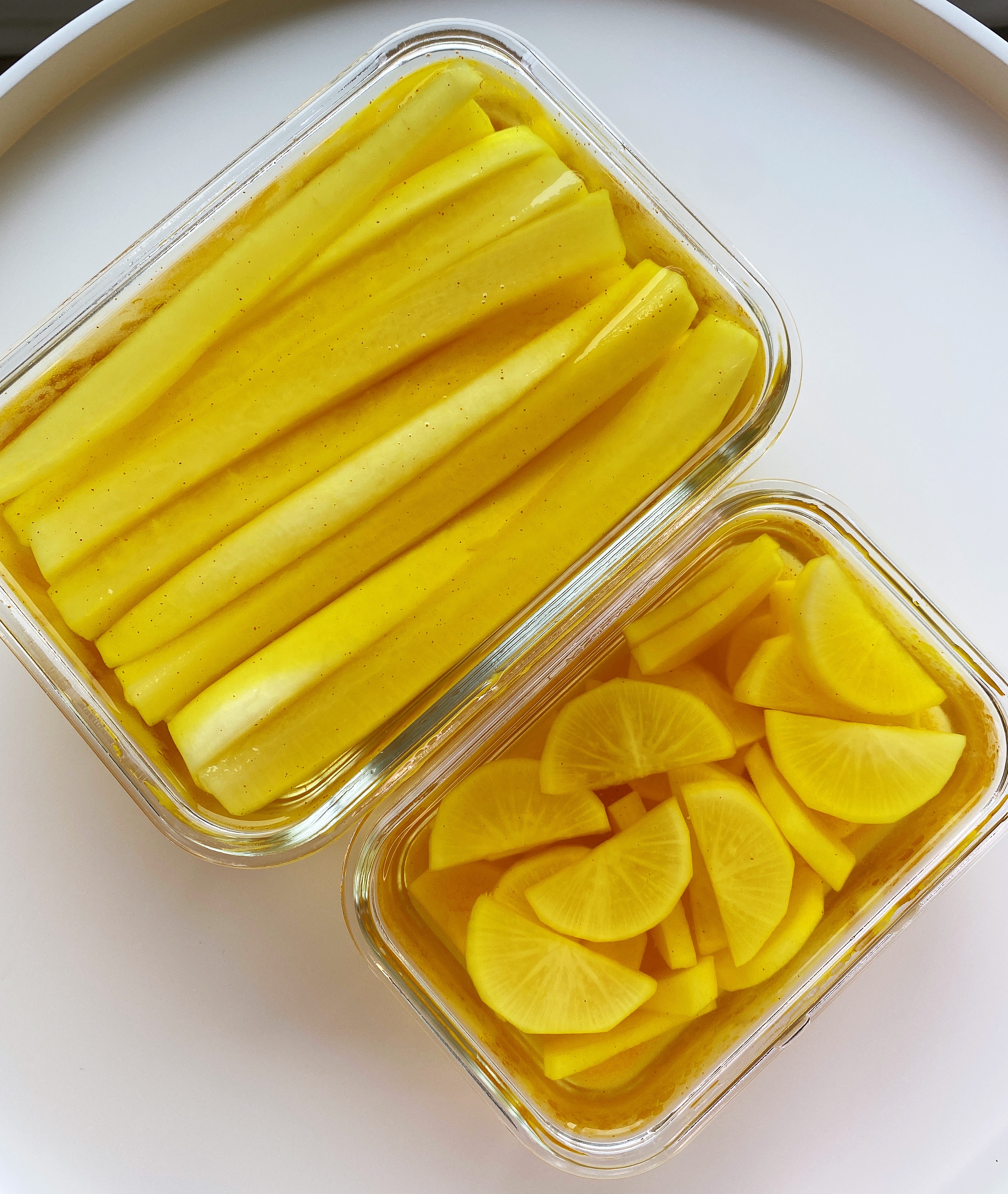 Korean Pickled Radish (Danmuji) Recipe | Ms Shi's Asian Recipes