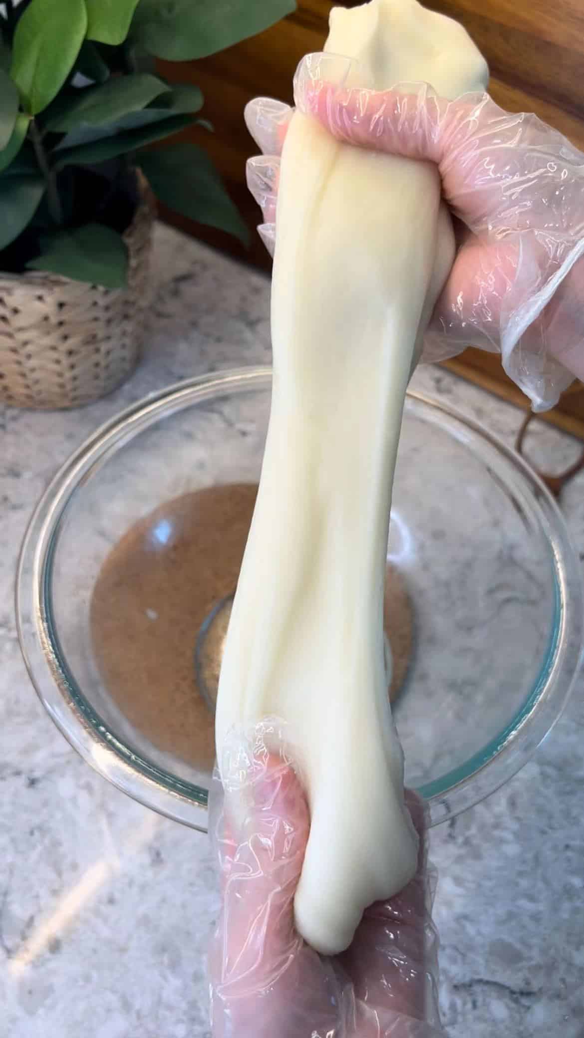 Snow Skin Mooncake Recipe - white strawberry chocolate filling
