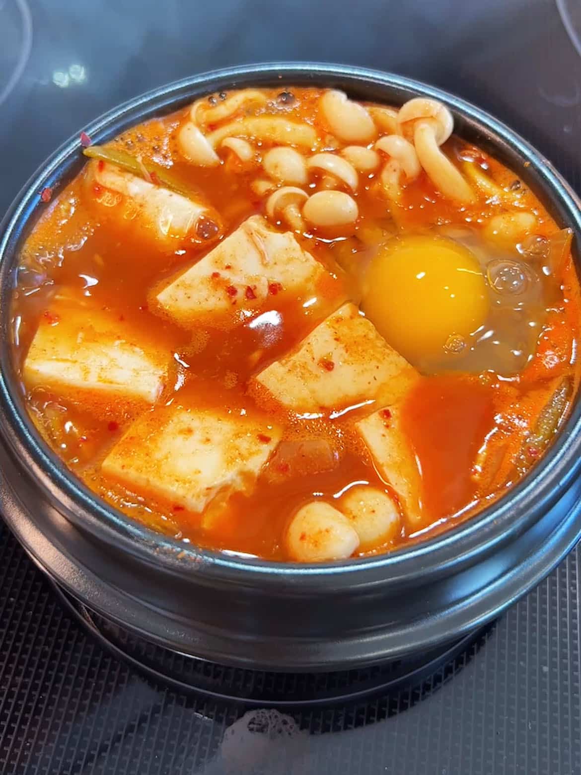 Kimchi Tofu Soup Meal for one Recipe Easy Korean Recipe Kimchi Tofu Soup Meal for one Recipe Easy Korean Recipe