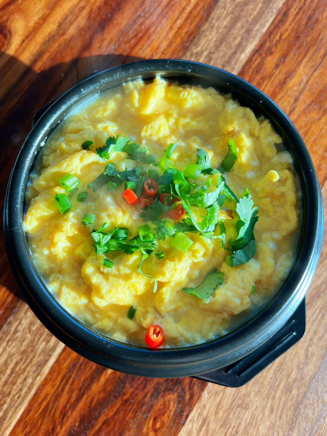 Korean Steamed Egg in volcano shape | One-pot 15 minutes recipe
