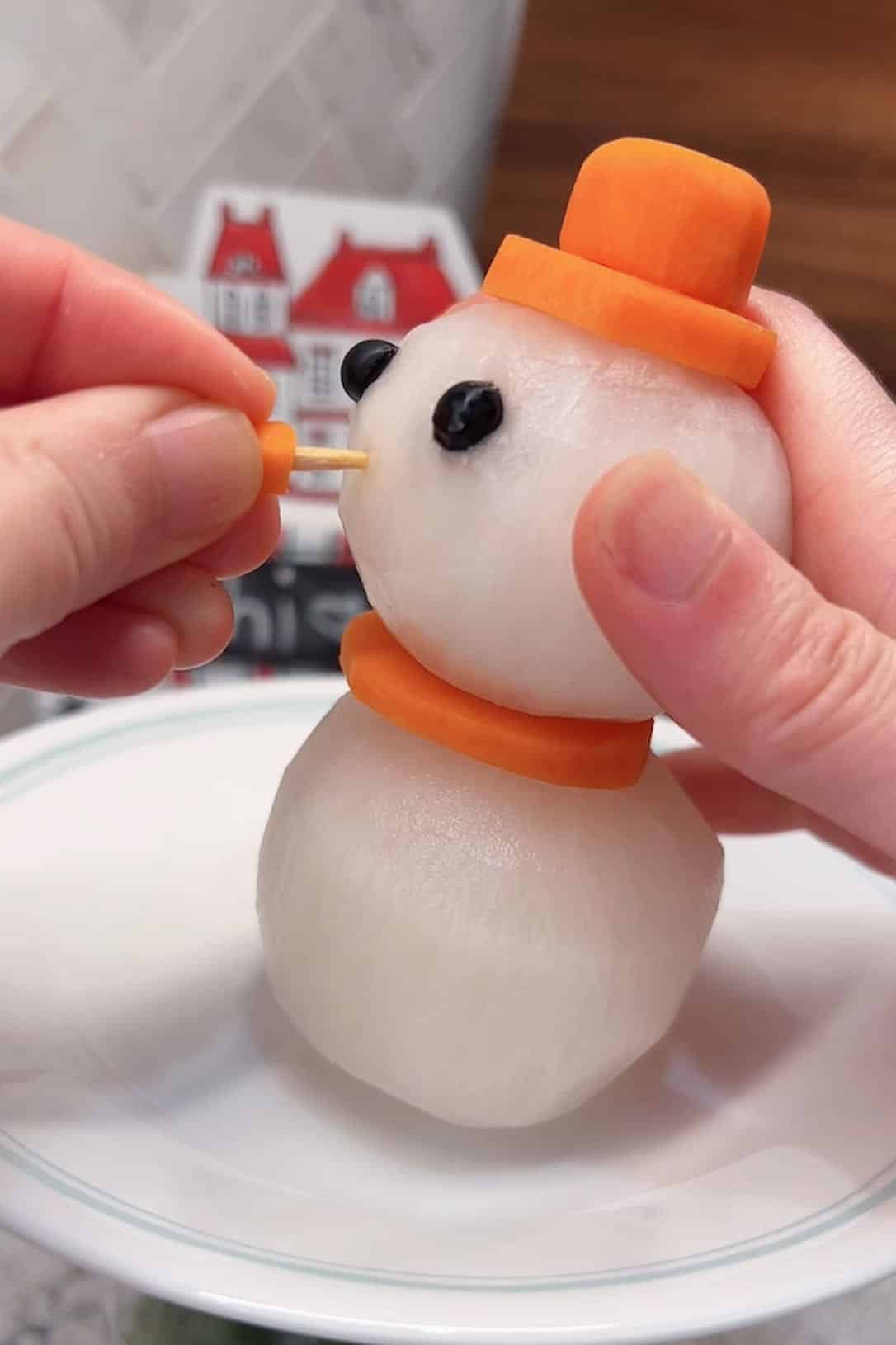 Snowman Overnight Refrigerator Pickles