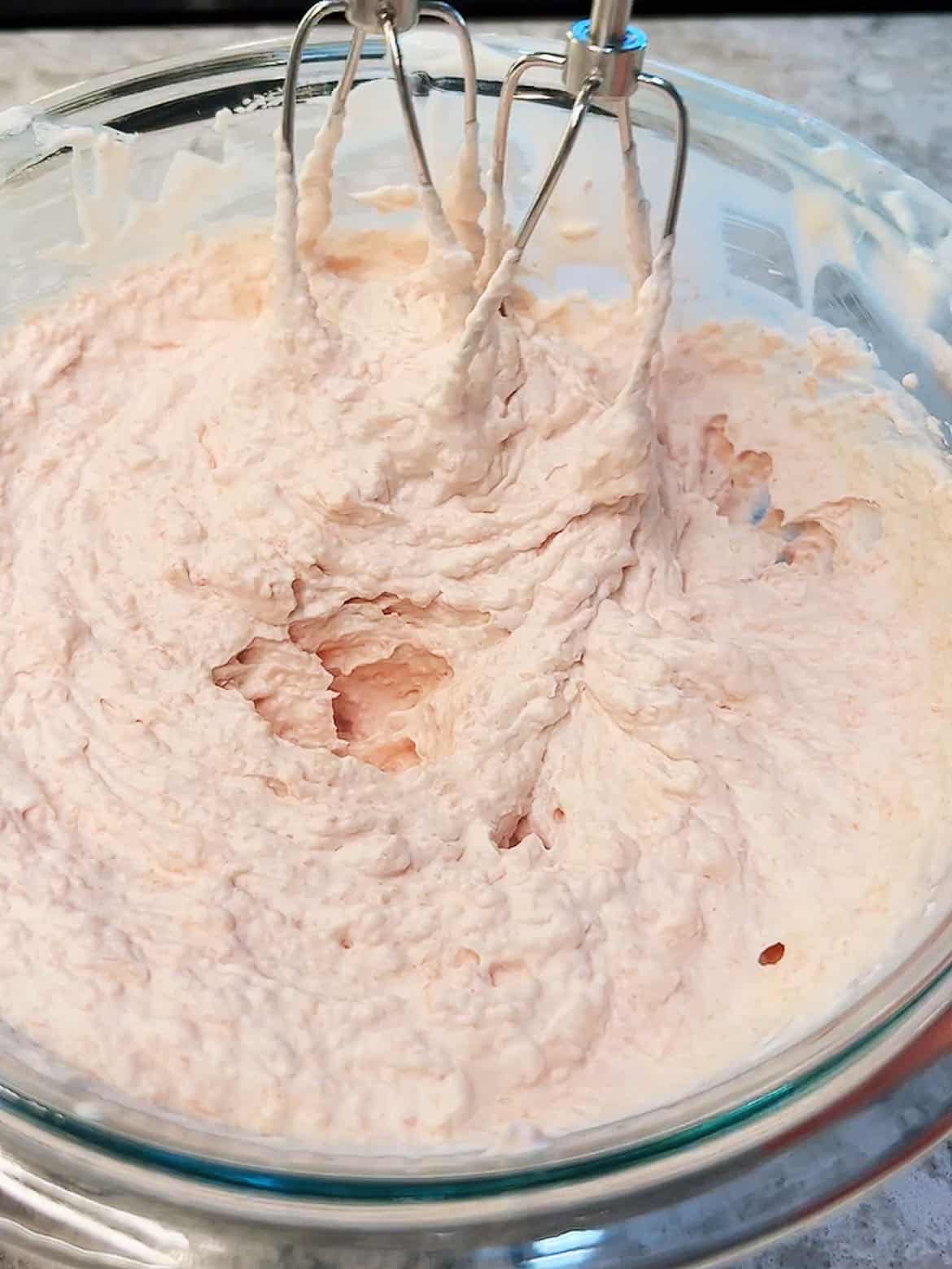 Pineapple Ice Cream (3 ingredients pink pineapple bing chilling)