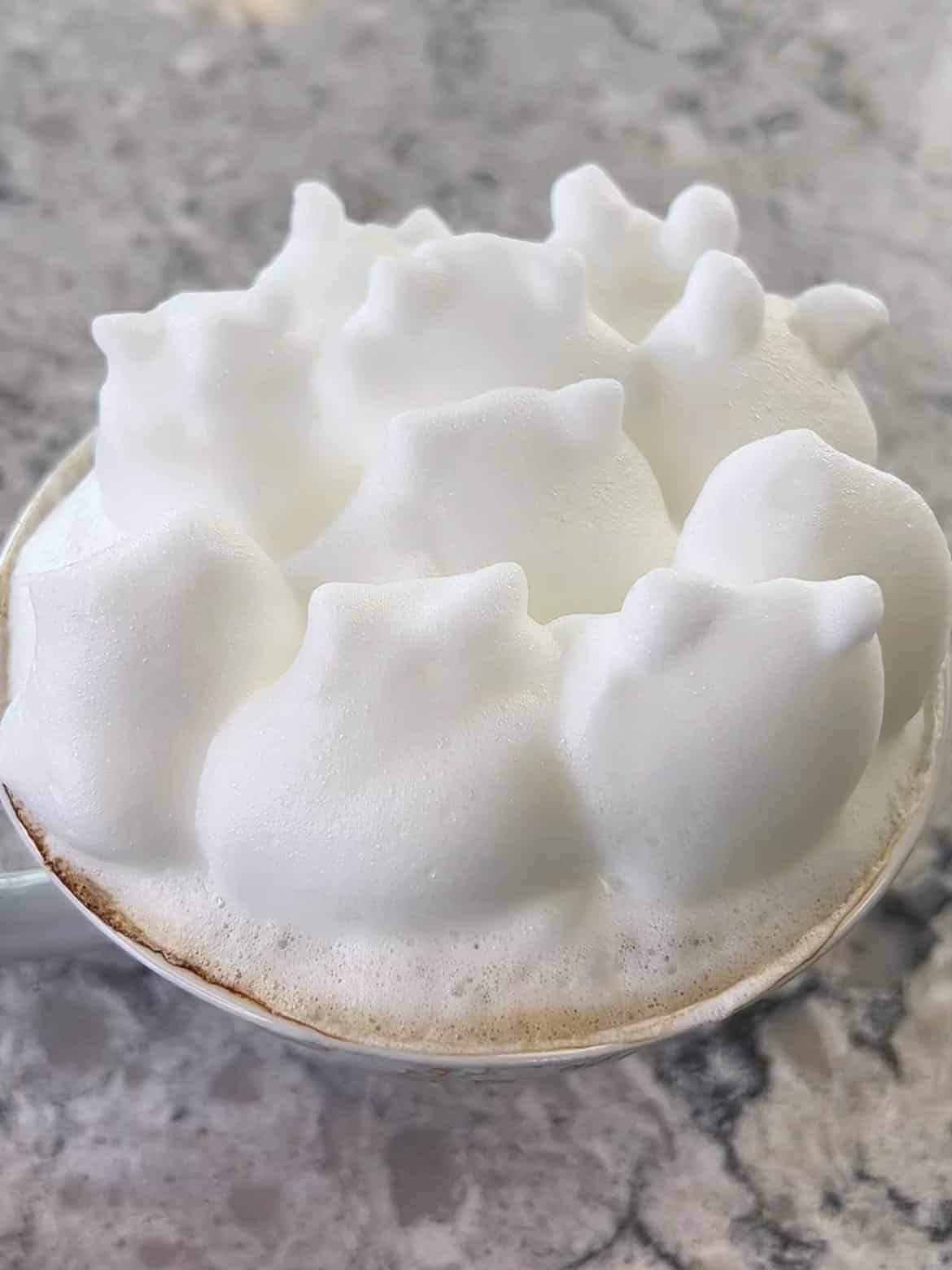 How to Make Latte Art - Easy 3d cat latte art with handheld frother