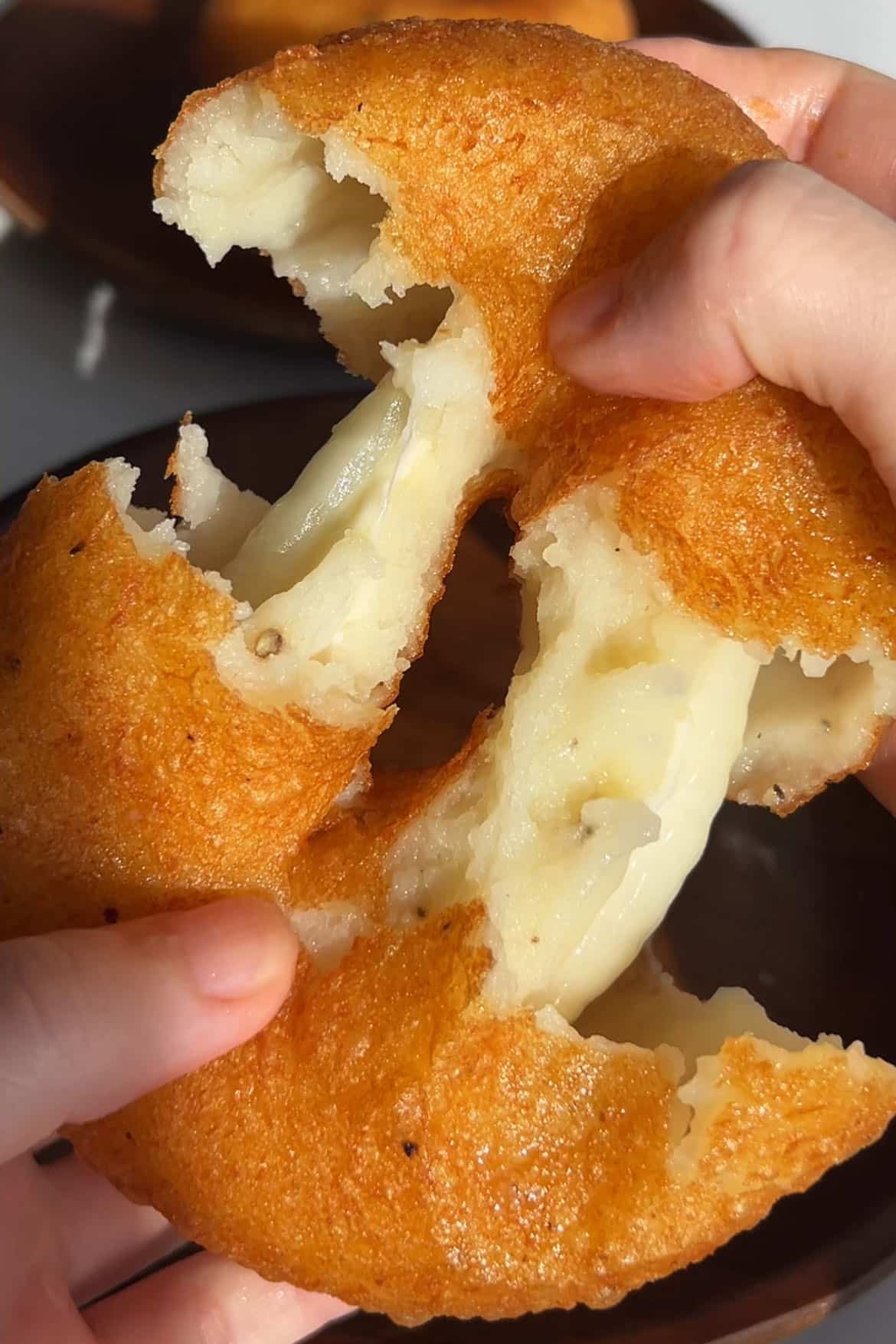Potato Donuts (Cheesy Potato Onion Rings Recipe with Video)