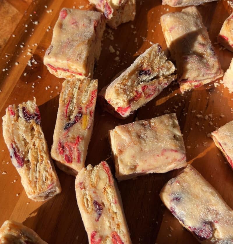 Nougat | Quick strawberry marshmallow nougat (Recipe with Video)