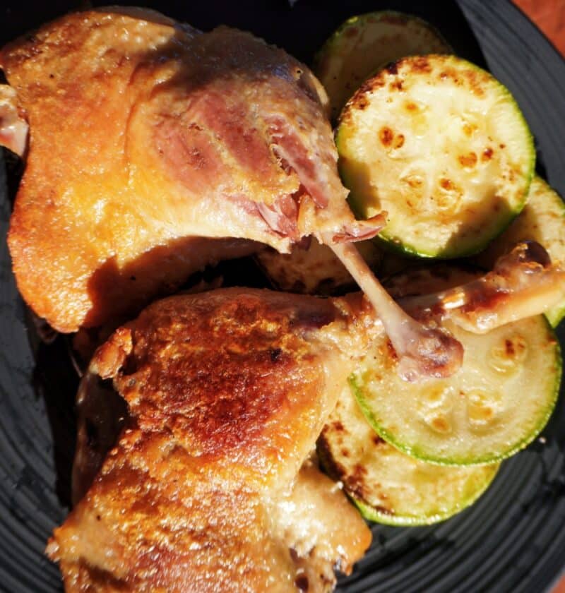 Duck Confit (Easy version, No duck fat needed) | slow-cooked duck