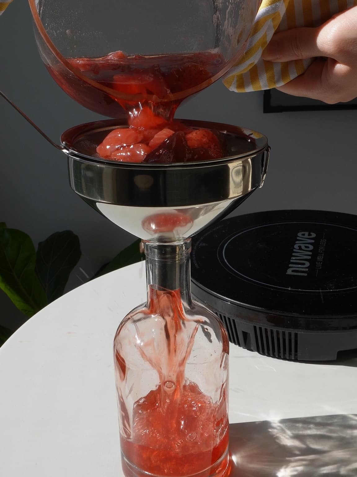 Balloon Strawberry Wine | Use balloons to make strawberry wine
